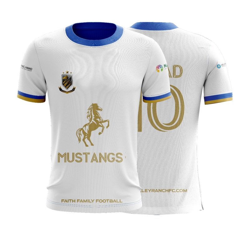 Mustangs Jersey Set – White – Valleyranch FC